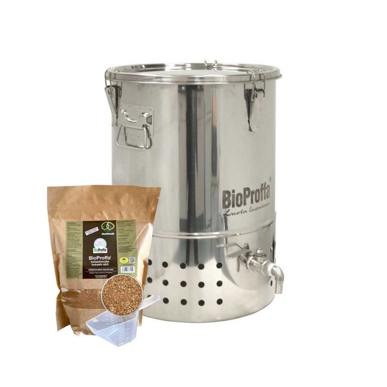 BioProffa Bokashi Fontana, Edelstahl, 30 Liter, inkl. Streu | Carlas ...